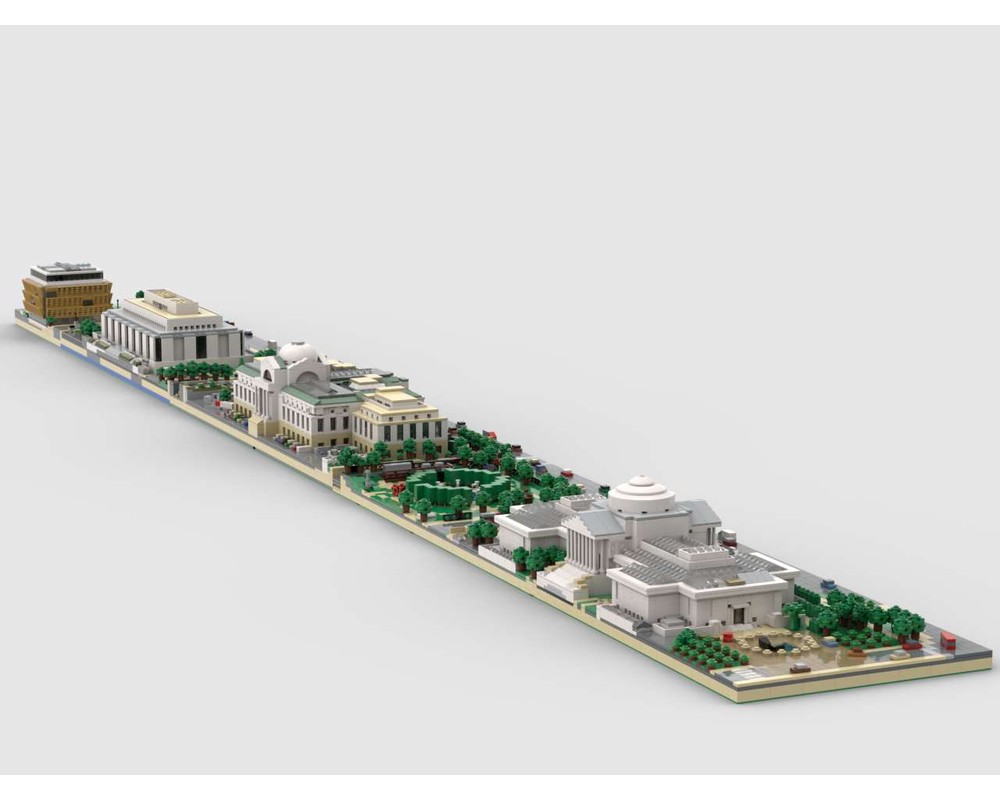LEGO MOC National Mall Phase 1 by FunnyTacoBunny | Rebrickable - Build ...