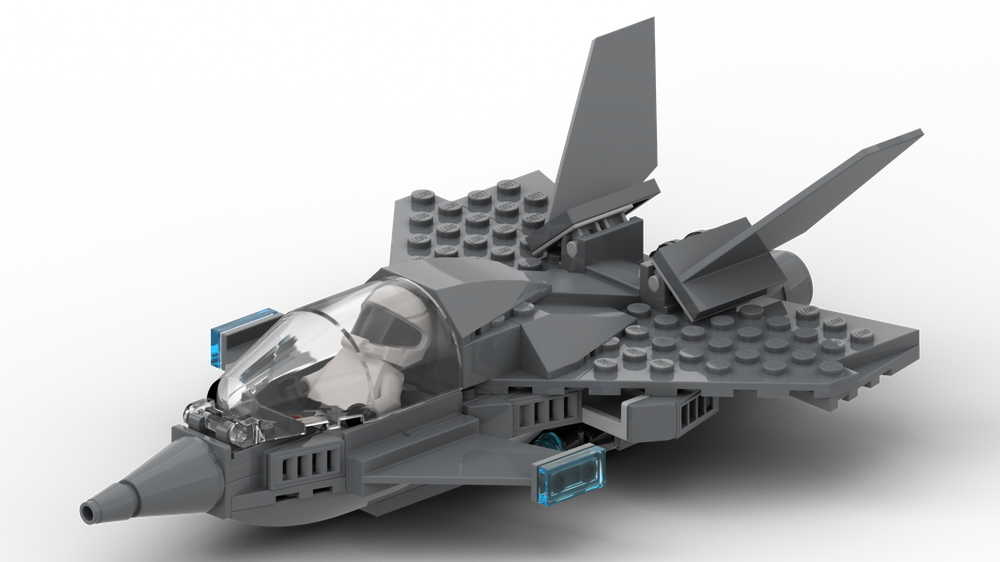 LEGO MOC Light fighter by crbricks | Rebrickable - Build with LEGO