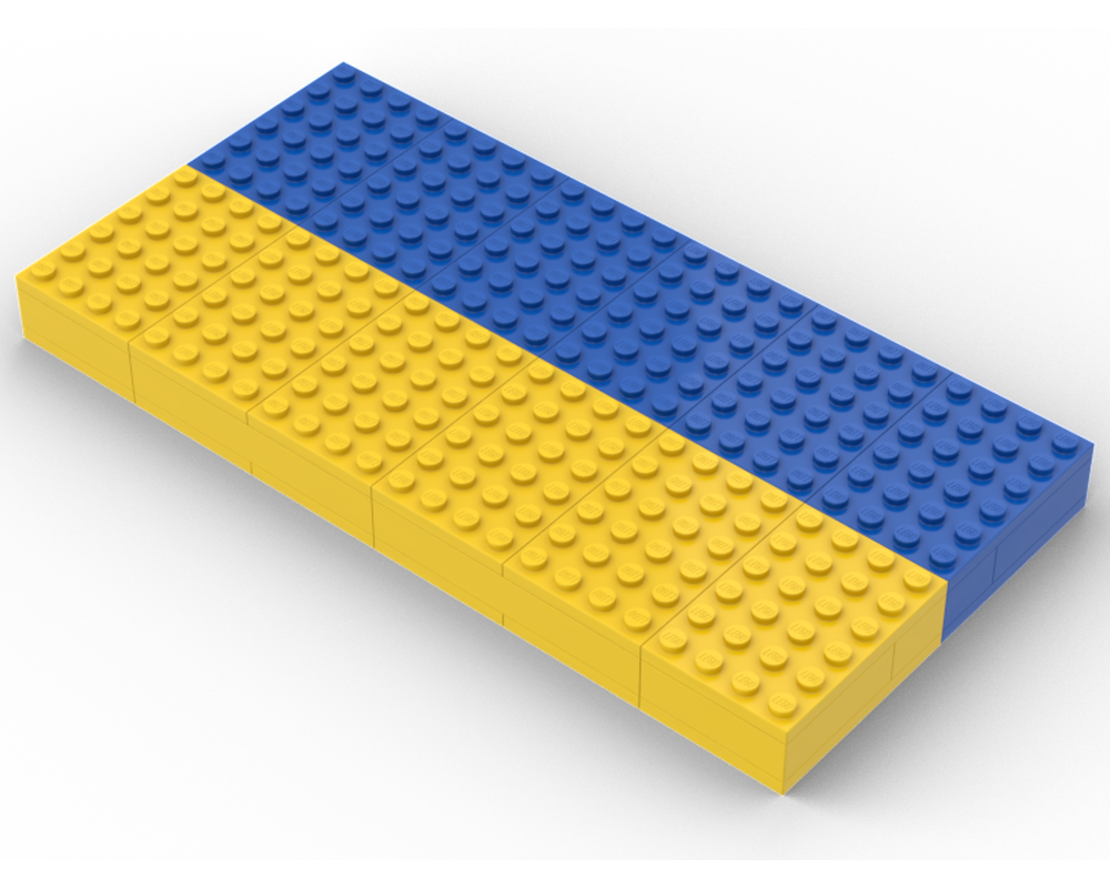 LEGO MOC Ukraine national flag by RyanWongJH | Rebrickable - Build with ...