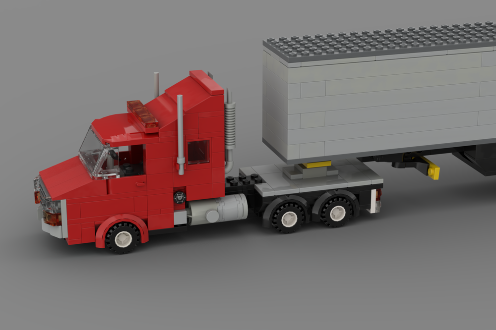 LEGO MOC small red truck by Absolute_lego_builds | Rebrickable - Build ...