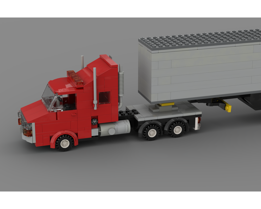 LEGO MOC small red truck by Absolute_lego_builds | Rebrickable - Build ...