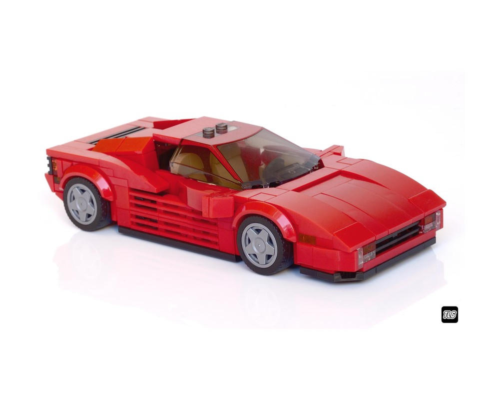 LEGO MOC Ferrari Testarossa by _TLG_ | Rebrickable - Build with LEGO