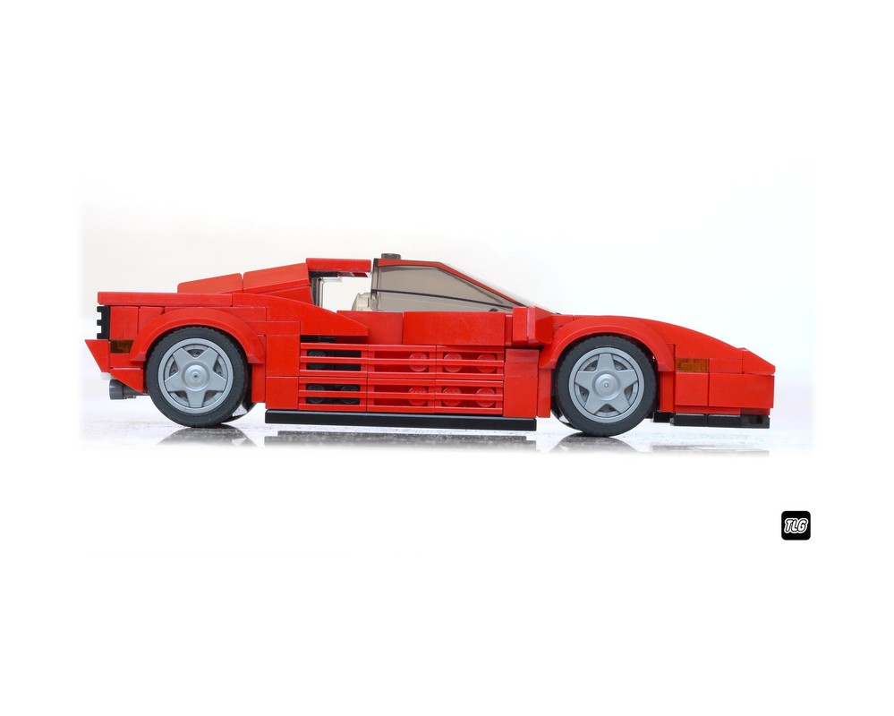 LEGO MOC Ferrari Testarossa by _TLG_ | Rebrickable - Build with LEGO