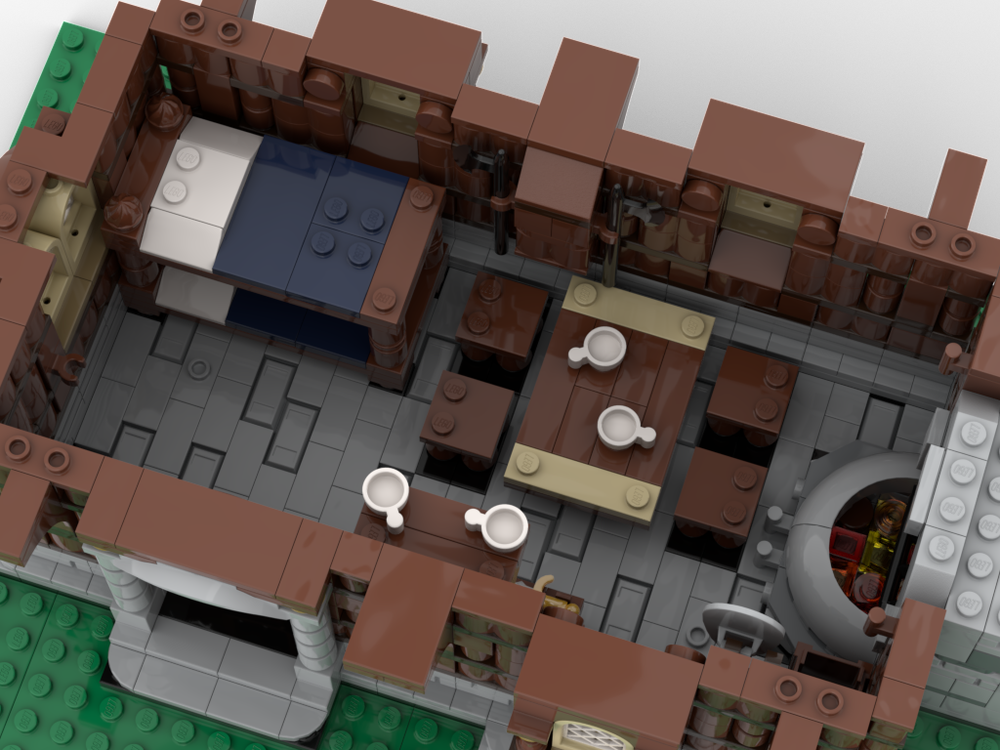 LEGO MOC Medieval house by Huebre | Rebrickable - Build with LEGO