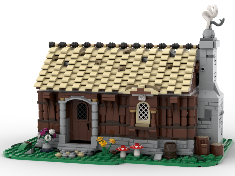 LEGO MOC Medieval house by Huebre | Rebrickable - Build with LEGO