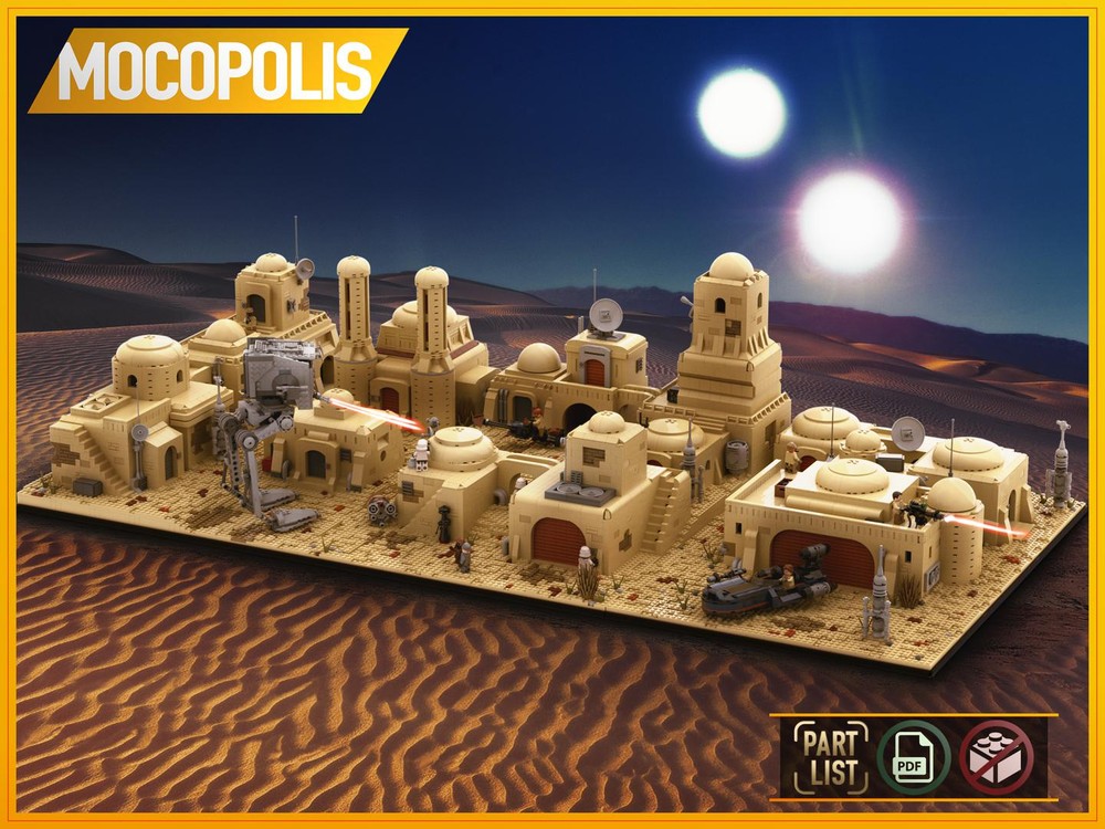 LEGO MOC SW Tatooine Mos Eisley Cantina #1 #2 #3 by MOCOPOLIS ...