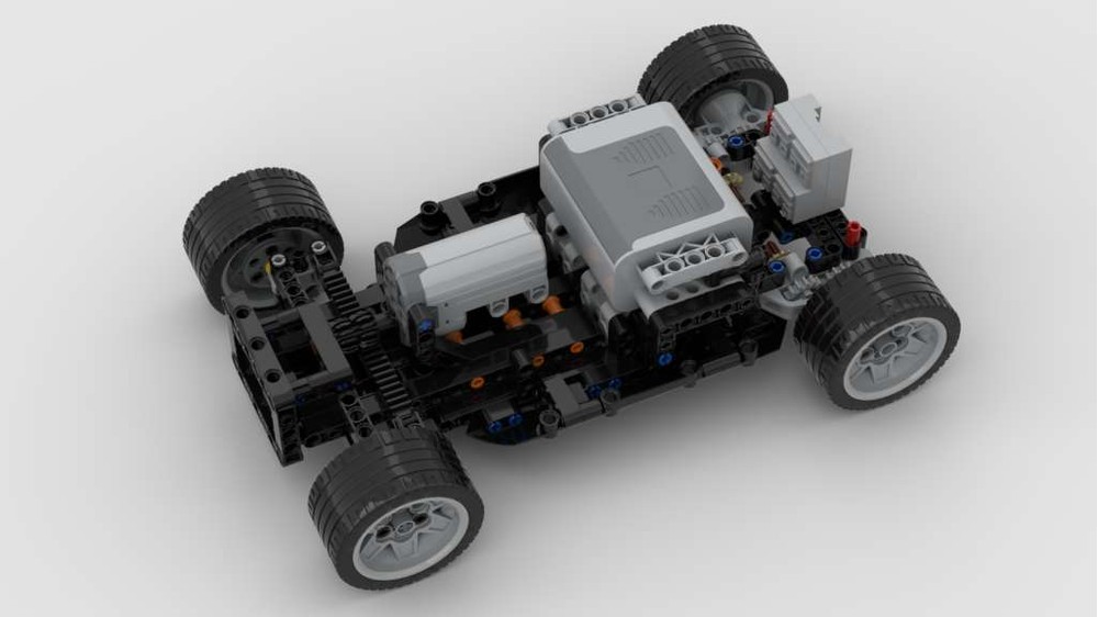 LEGO MOC Basic Technic RC Chassis w/ Instructions by MartinLegoMuc ...