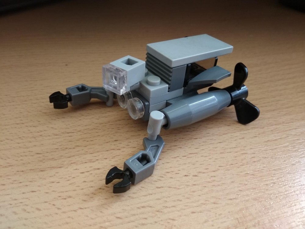 Lego Moc Robot Sea Diver By Yissachar Rebrickable Build With Lego