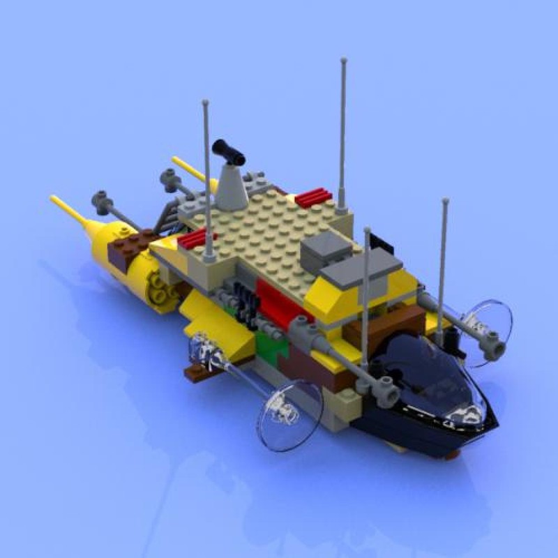 LEGO MOC Yellow Shuttlecraft by Brettomedes | Rebrickable - Build with LEGO