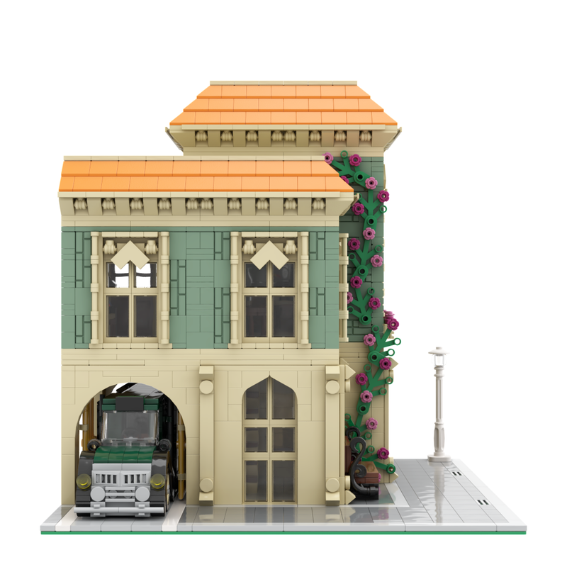 LEGO MOC Modular Post Office + Delivery Car by MOC_Expert | Rebrickable ...