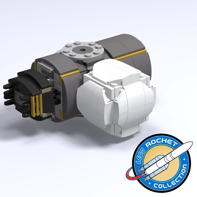 LEGO MOC Beam ISS module 1:110 (like Saturn V) by Dixenet | Rebrickable ...