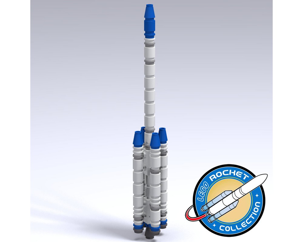 LEGO MOC VLS1 1:110 (like Saturn V) by Dixenet | Rebrickable - Build ...