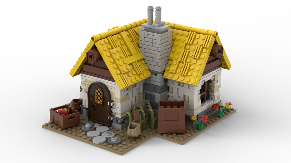 LEGO MOC Medieval Farmhouse by noggels | Rebrickable - Build with LEGO