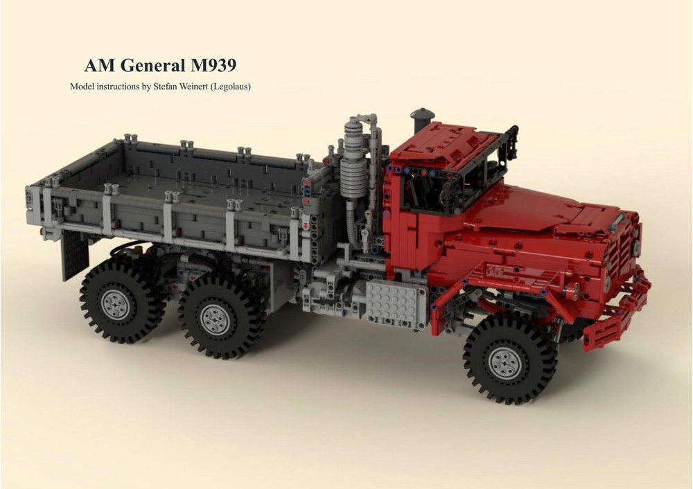 LEGO MOC AM General M939 with M1076 Trailer by legolaus | Rebrickable ...