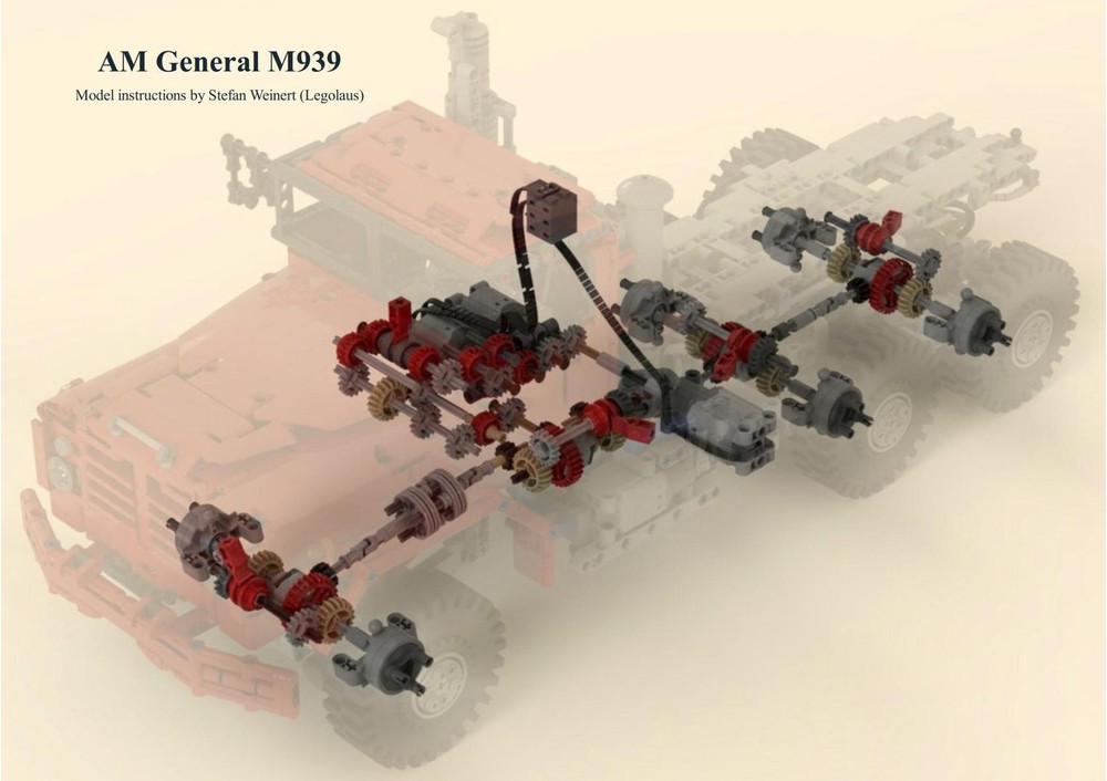LEGO MOC AM General M939 with M1076 Trailer by legolaus | Rebrickable ...