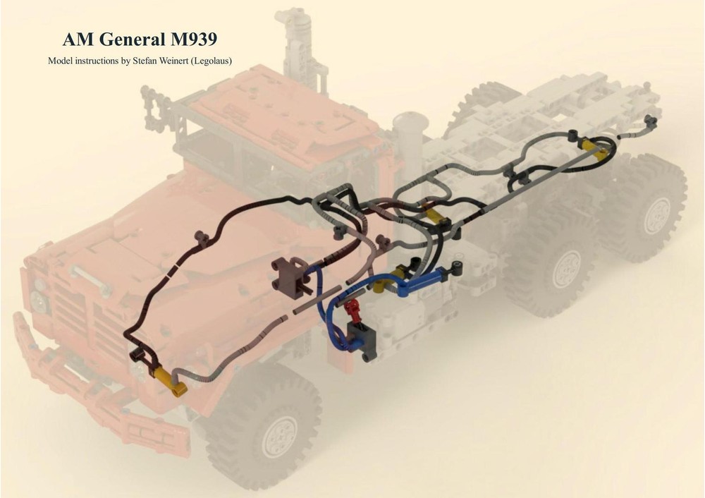 LEGO MOC AM General M939 with M1076 Trailer by legolaus | Rebrickable ...
