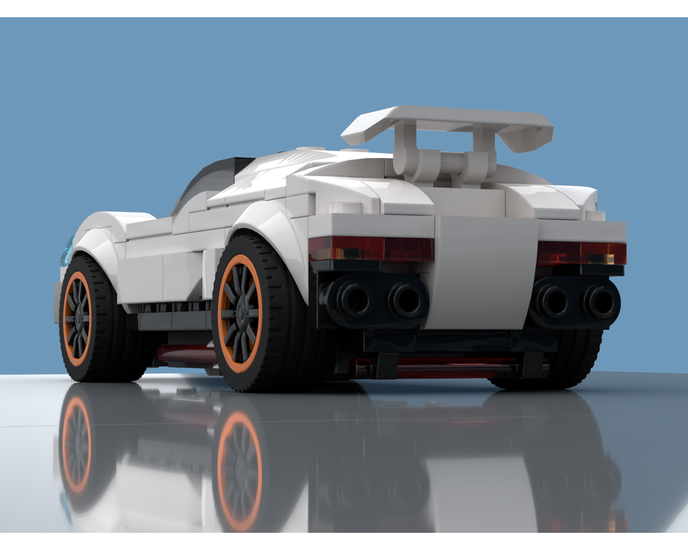 LEGO MOC Supercar with neon lights by bassdj | Rebrickable - Build with ...