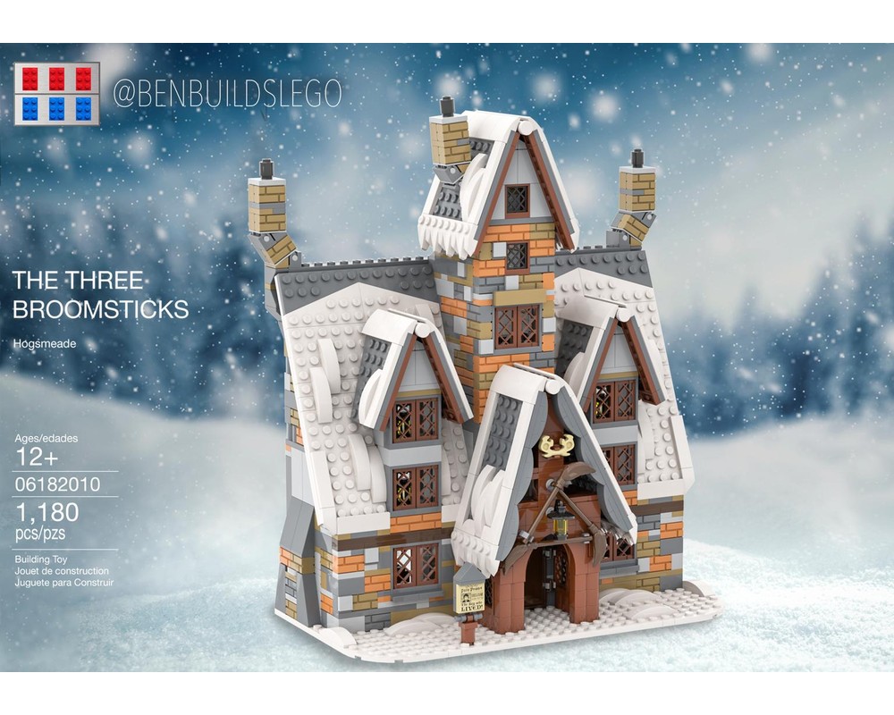 LEGO MOC The Three Broomsticks (Hogsmeade Winter Village) by benbuildslego | Rebrickable - Build ...