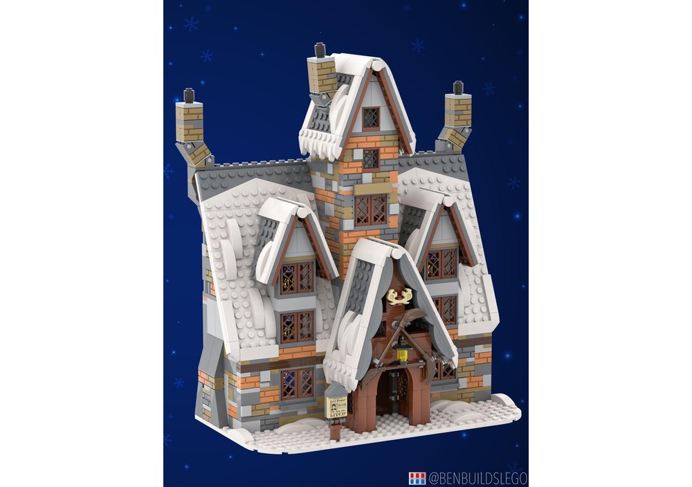 LEGO MOC-58042 The Three Broomsticks (Hogsmeade Winter Village) by ...