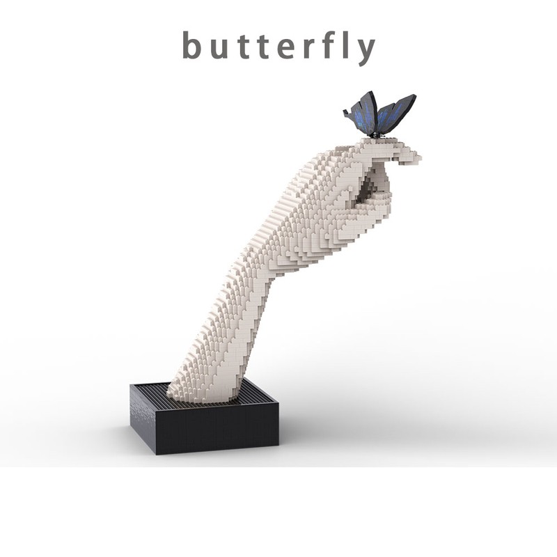 LEGO MOC-58055 butterfly by xiaowang | Rebrickable - Build with LEGO