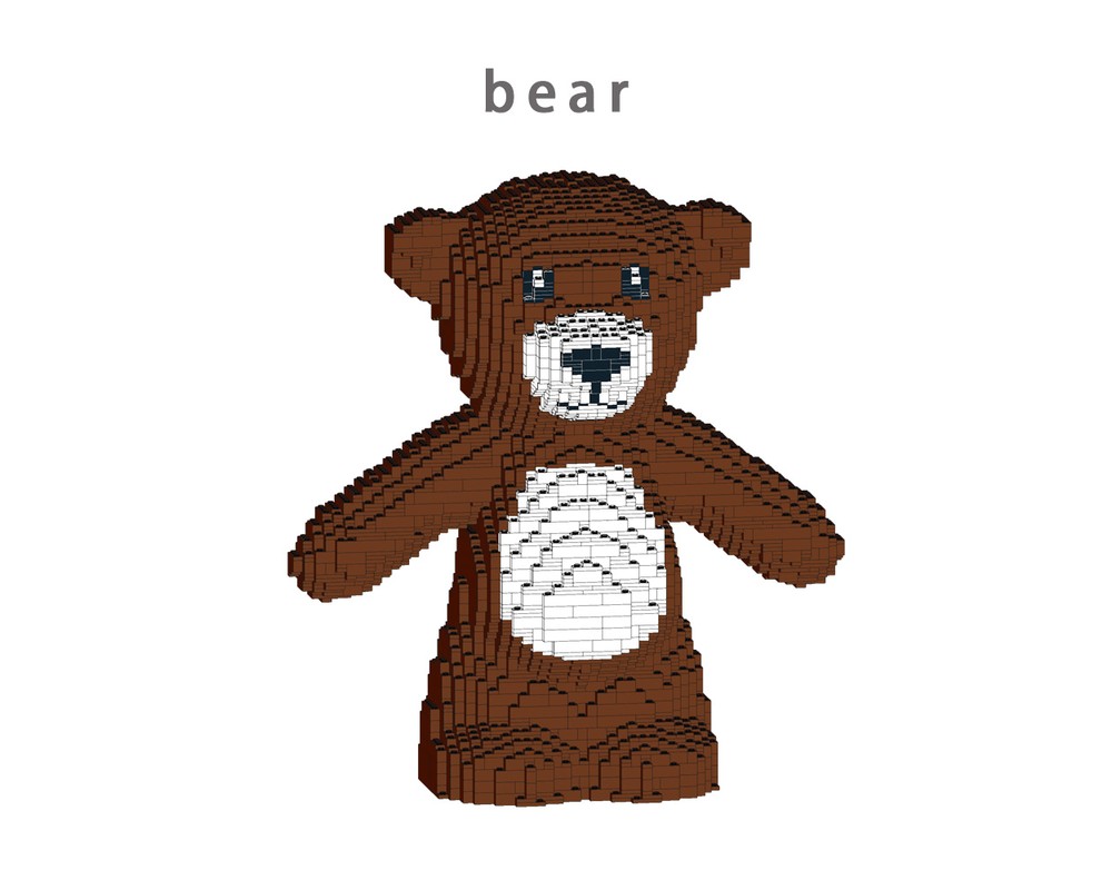 LEGO MOC bear by xiaowang | Rebrickable - Build with LEGO
