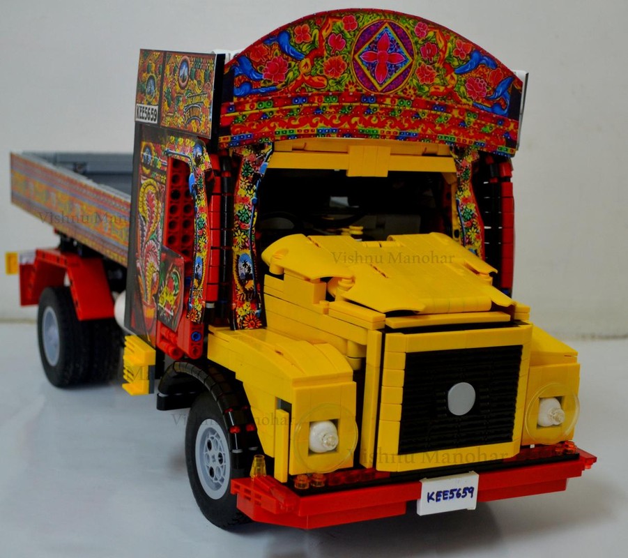 LEGO MOC Indian Lorry Tata 1613 by Dr. Vishnu Manohar | Rebrickable ...