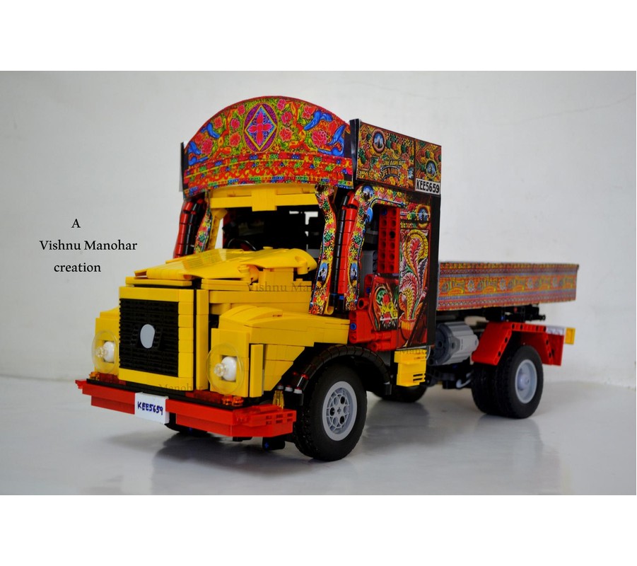 LEGO MOC Indian Lorry Tata 1613 by Dr. Vishnu Manohar | Rebrickable ...