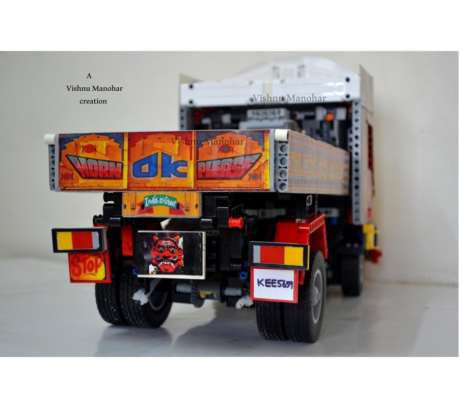 LEGO MOC Indian Lorry Tata 1613 by Dr. Vishnu Manohar | Rebrickable ...
