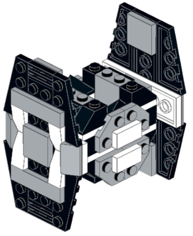 LEGO MOC Microfighter-scale Custom Tie-Fighter by Cloud-E13 ...