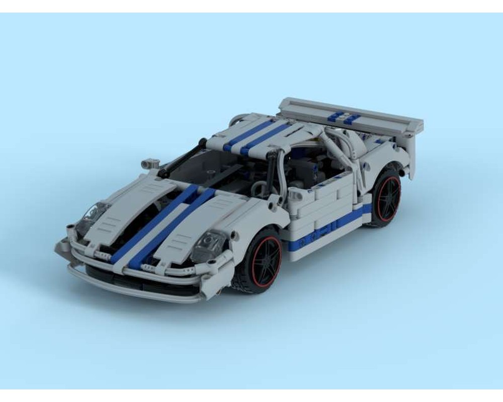 LEGO MOC Ford GT 40 with Powered Up by Target86 | Rebrickable - Build ...