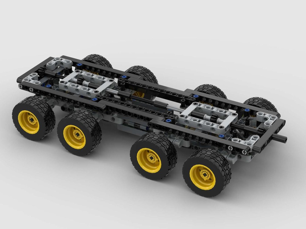 LEGO MOC Simple 8x8 Chassis V2 by Seswaroto | Rebrickable - Build with LEGO