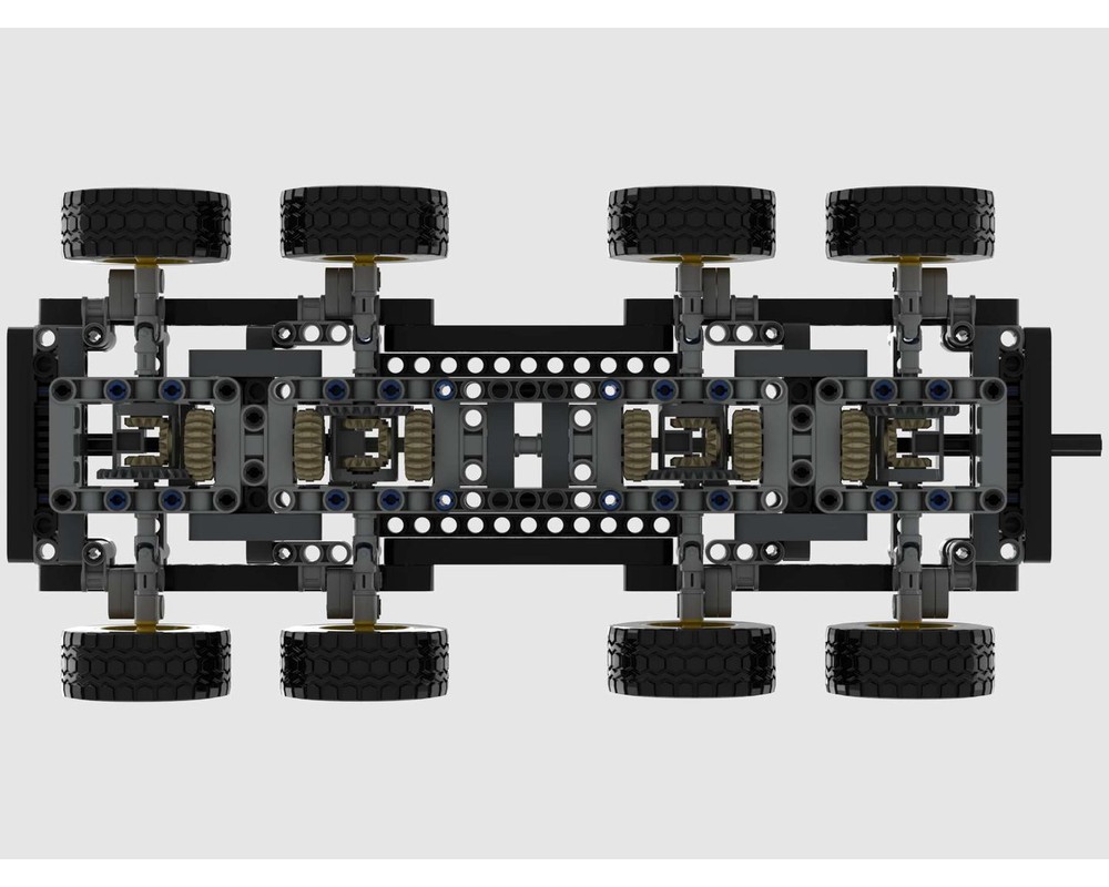 LEGO MOC Simple 8x8 Chassis V2 by Seswaroto | Rebrickable - Build with LEGO