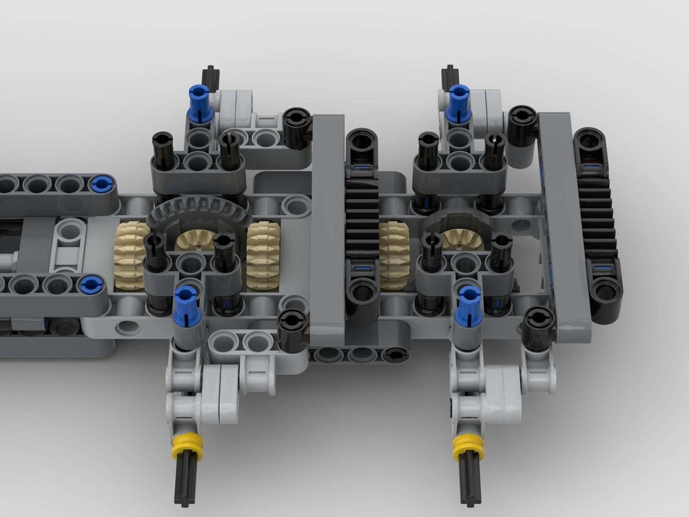 LEGO MOC Simple 8x8 Chassis V2 by Seswaroto | Rebrickable - Build with LEGO