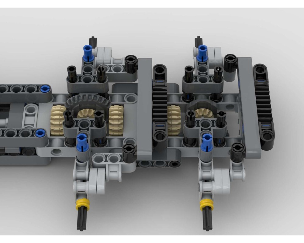 LEGO MOC Simple 8x8 Chassis V2 by Seswaroto | Rebrickable - Build with LEGO