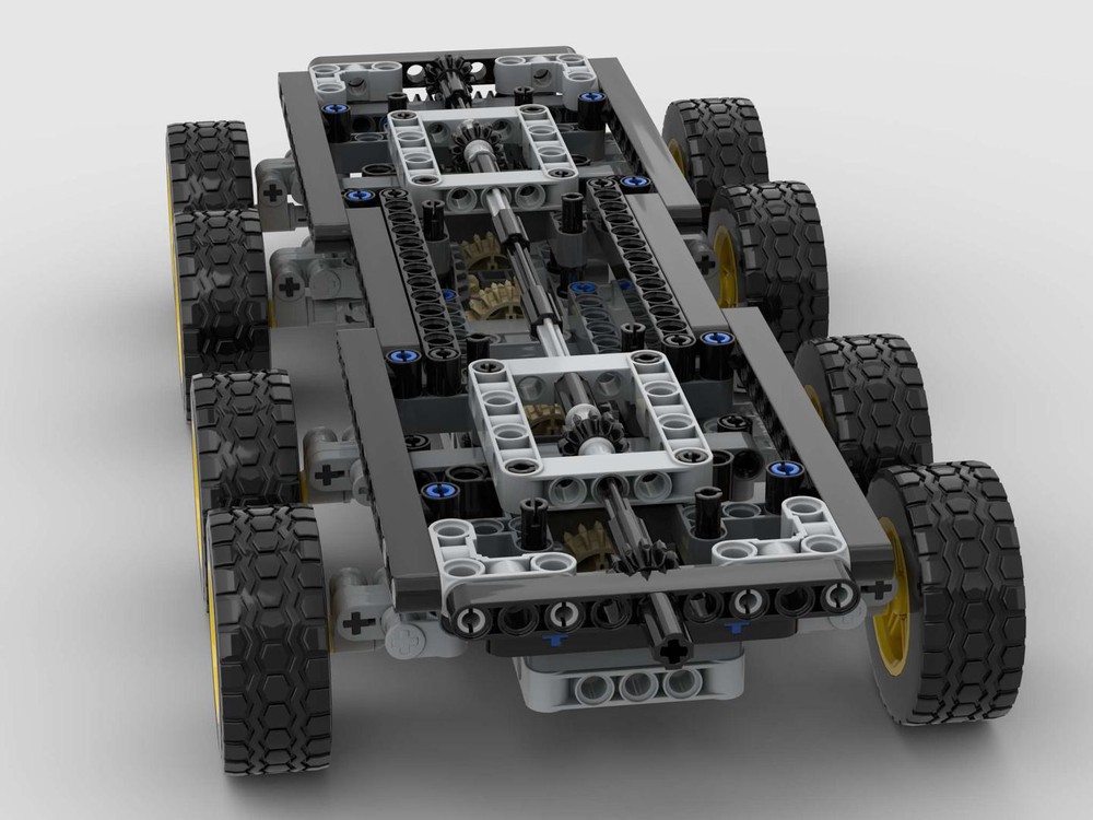 LEGO MOC Simple 8x8 Chassis V2 by Seswaroto | Rebrickable - Build with LEGO