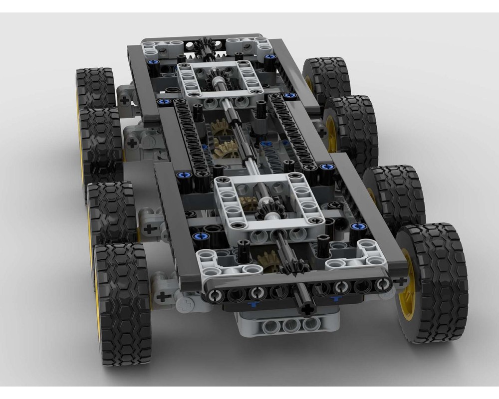 LEGO MOC Simple 8x8 Chassis V2 by Seswaroto | Rebrickable - Build with LEGO