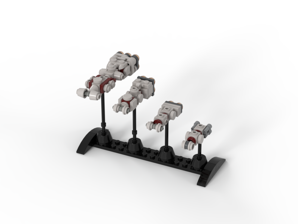 Lego Moc Mini And Micro Size Tantive By Jellco Rebrickable Build With