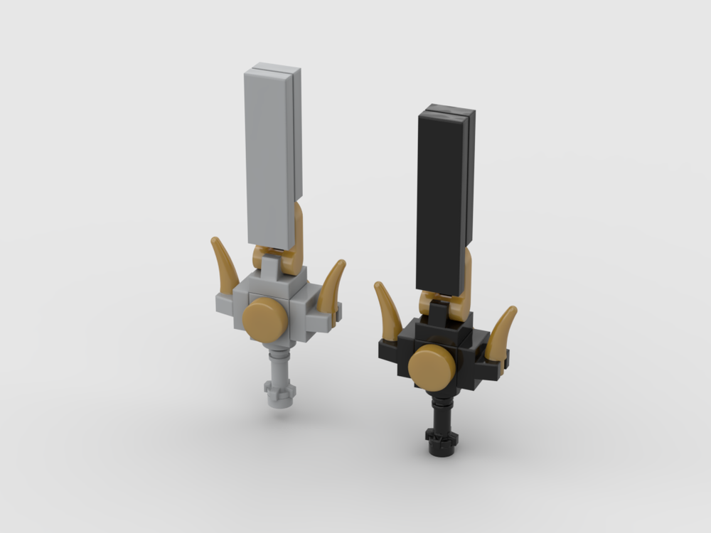 Lego Moc Knight Sword By Gabizon Rebrickable Build With Lego