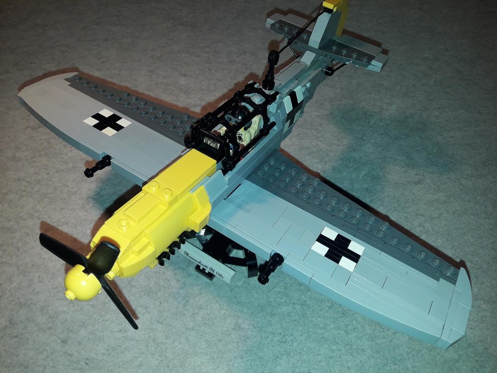 LEGO MOC Messerschmitt Bf 109e by Brick Forge | Rebrickable - Build ...
