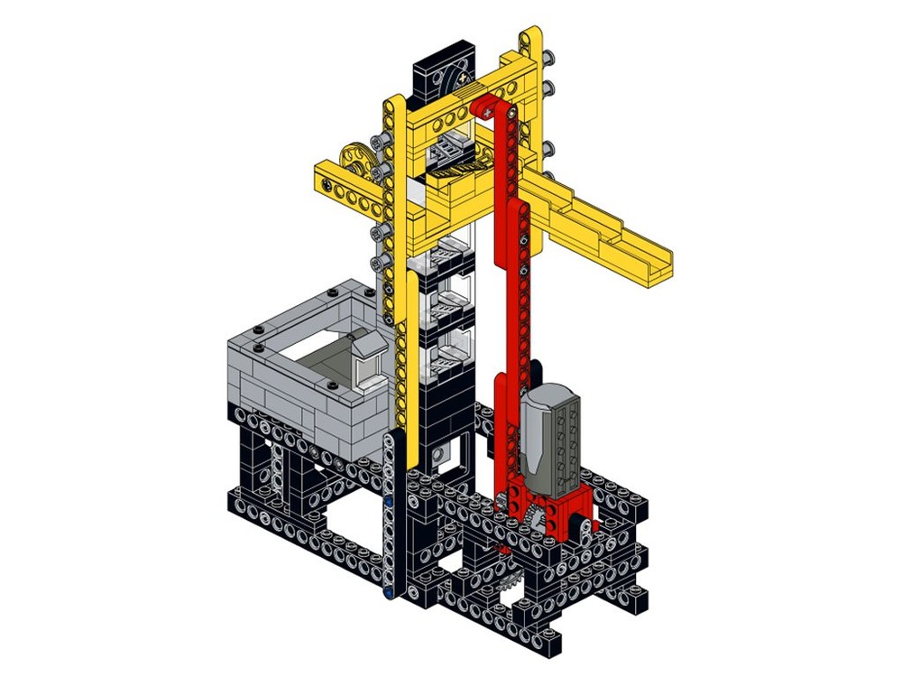 Lego Moc Gbc Vertical Stepper V21 By Nonsensewars Rebrickable