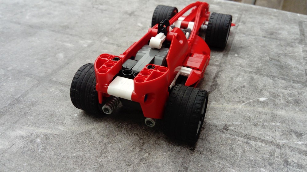 LEGO MOC F1 Ferrari Pullback by fae | Rebrickable - Build with LEGO