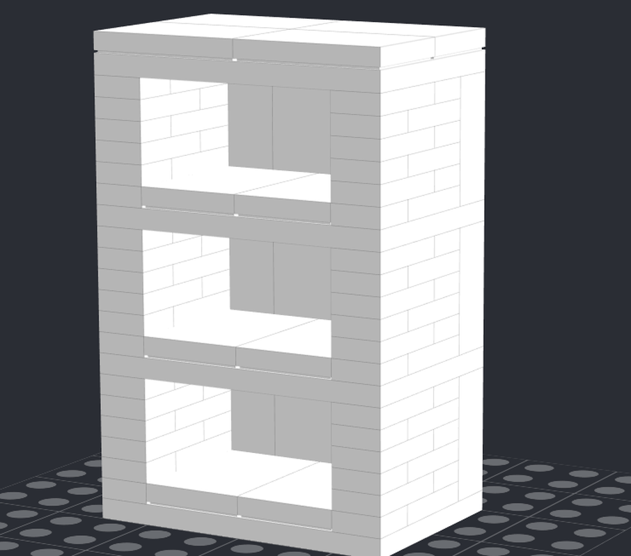 LEGO MOC Plain Bookshelf - Compatible with Lego Books! by Beyman11111 ...