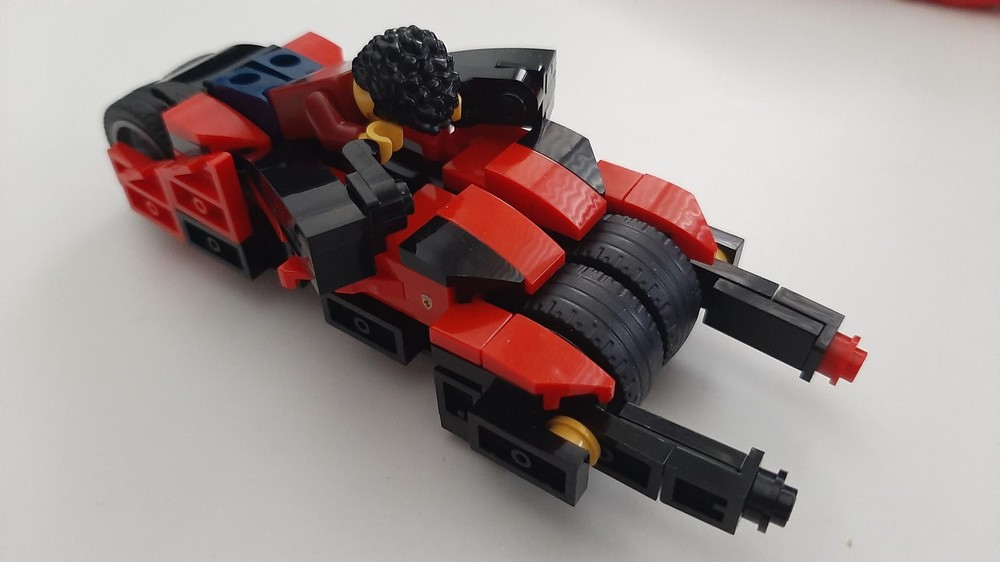 LEGO MOC 76895 Batcycle by Dujk | Rebrickable - Build with LEGO
