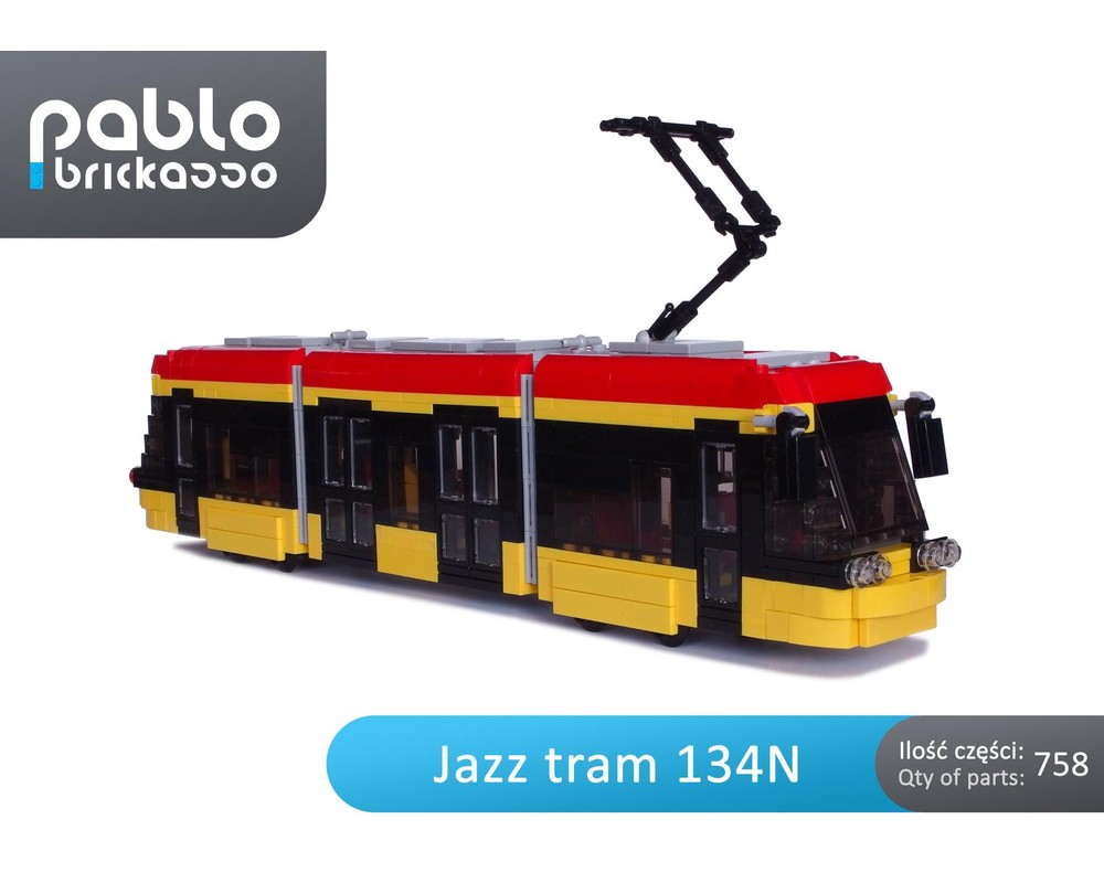 LEGO MOC Jazz tram 134N by pablo_brickasso | Rebrickable - Build with LEGO