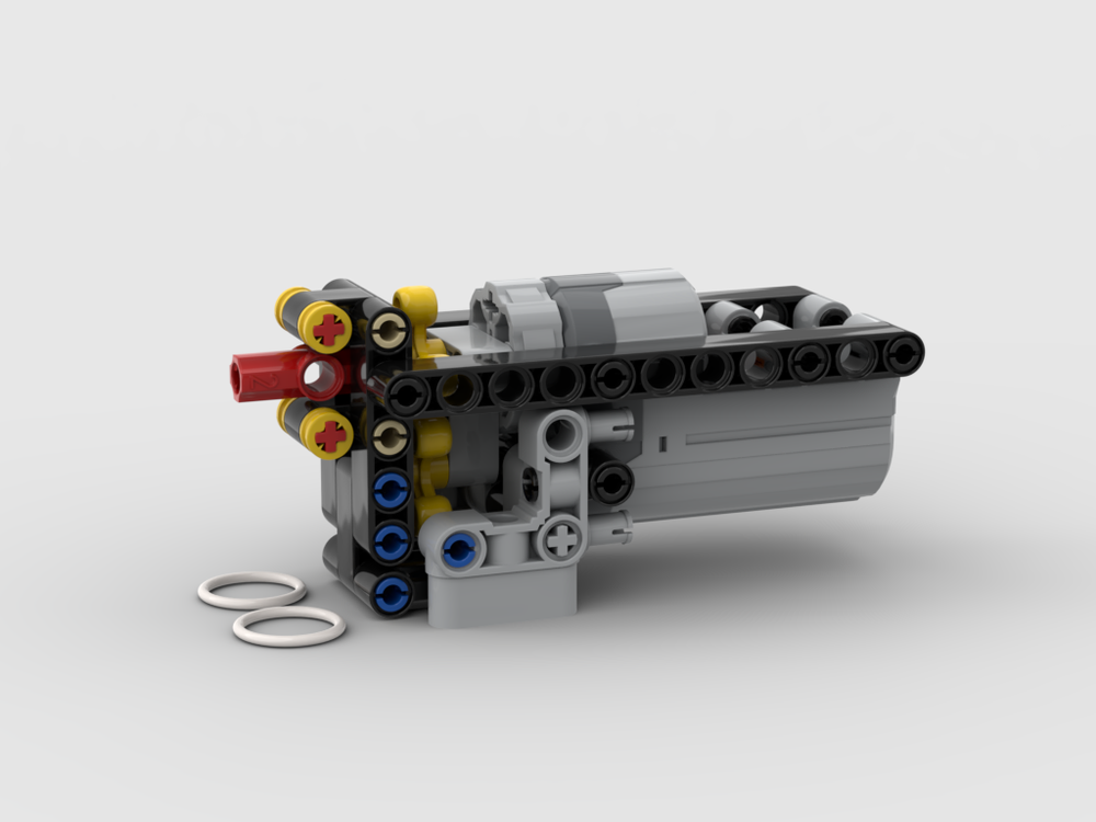 LEGO MOC 90 degree PF servo stepper / remote gear shifter by hdegroot ...