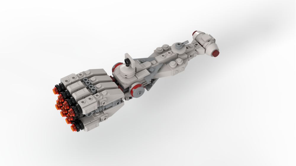 LEGO MOC Mini Size Tantive IV in Episode 4 V2108 by jellco ...