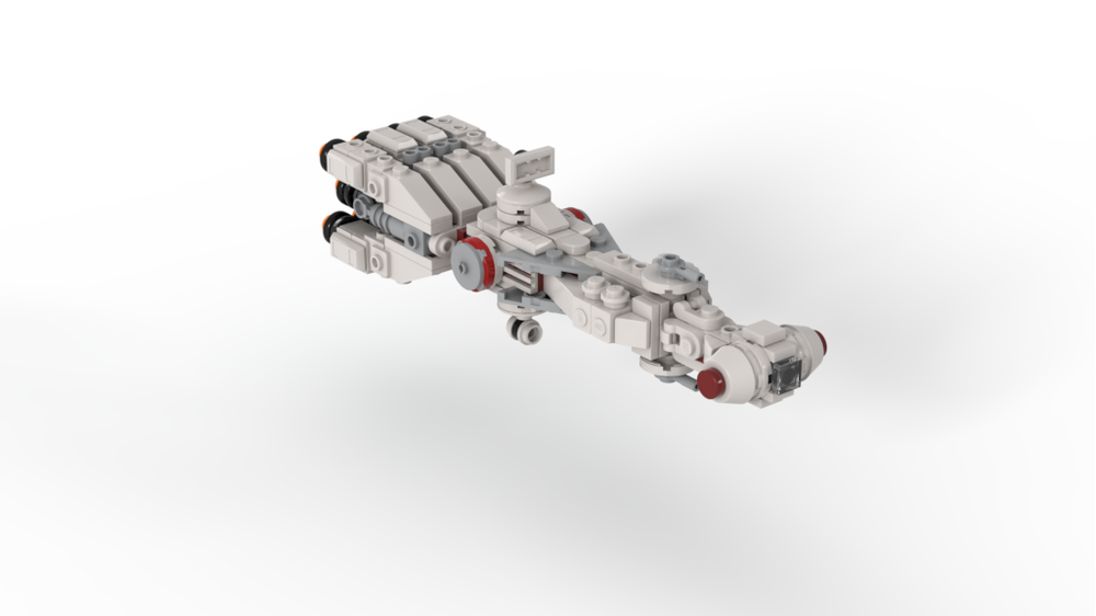 LEGO MOC Mini Size Tantive IV in Episode 4 V2108 by jellco ...