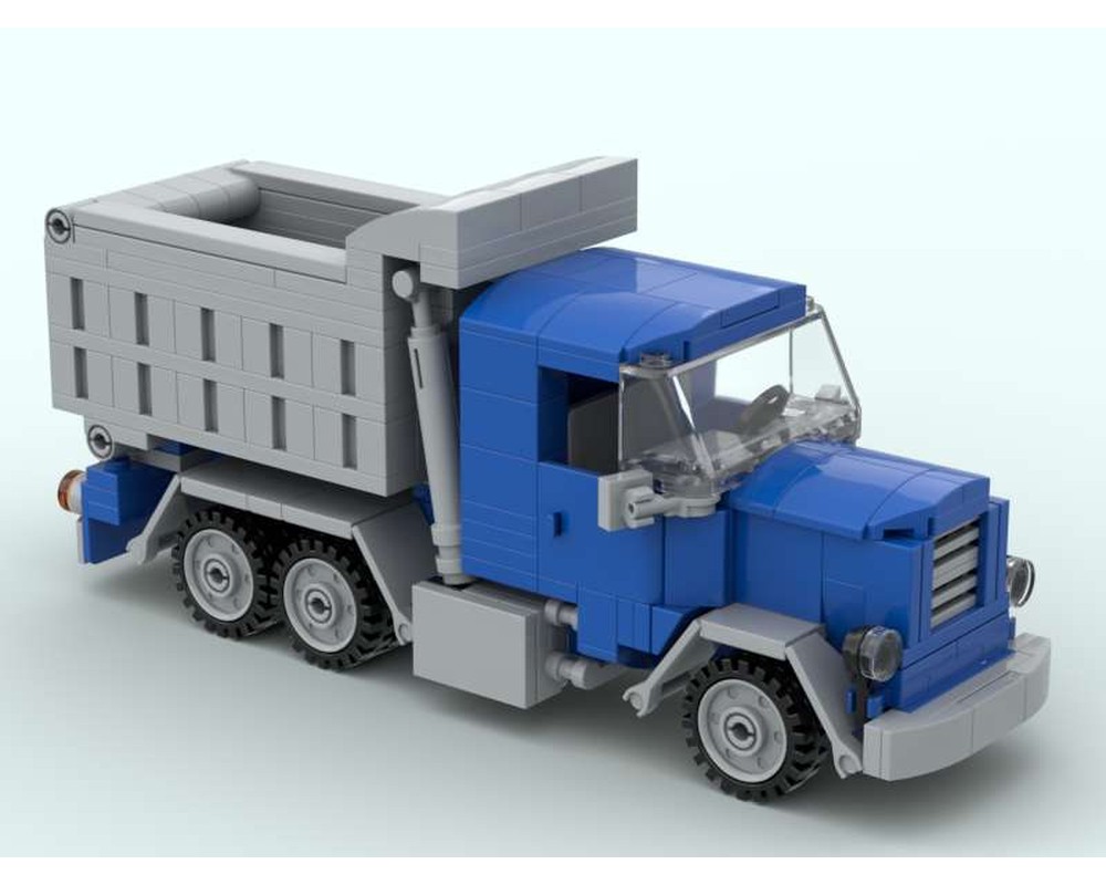 LEGO MOC Magirus Mercur Kipper Lkw by de_brickbuur | Rebrickable ...