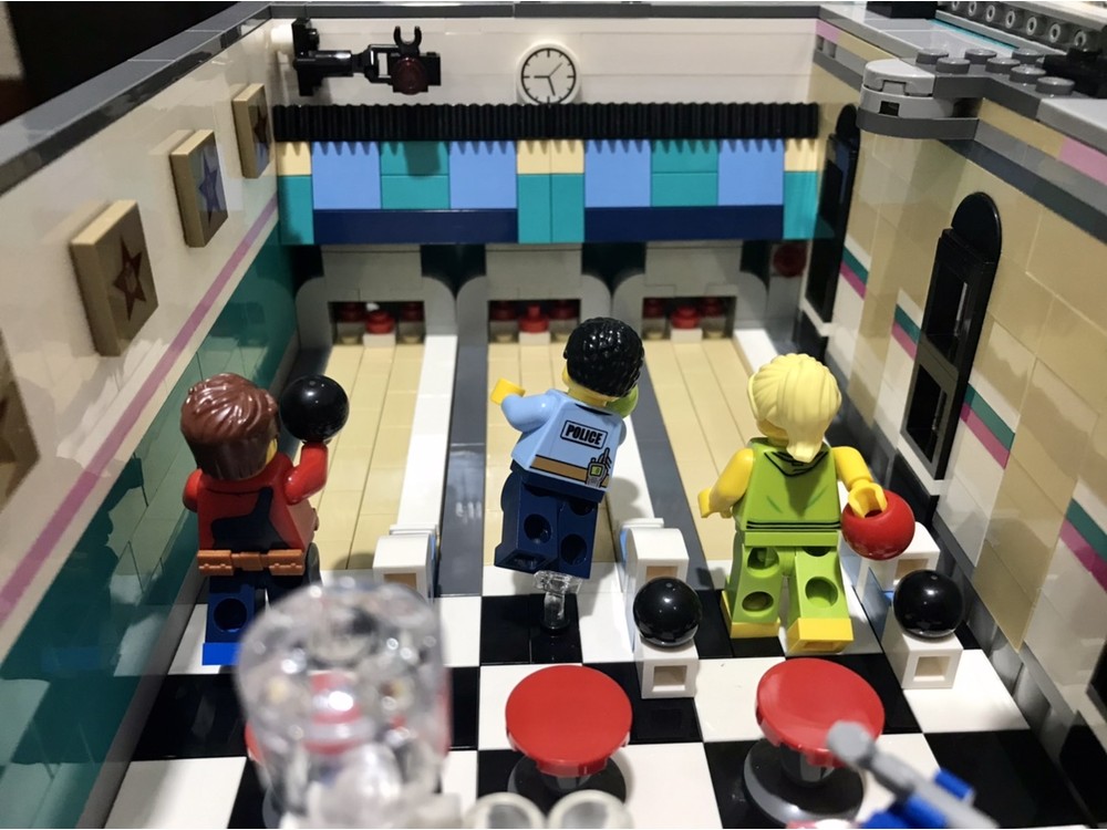 LEGO MOC Jim's Bowling Alley & Diner by Brick Artisan | Rebrickable ...