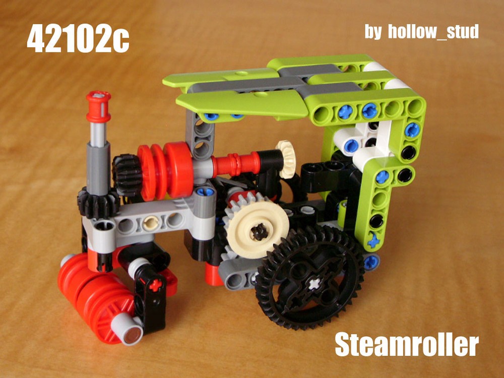 LEGO MOC 42102c Steamroller by hollow_stud | Rebrickable - Build with LEGO
